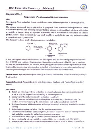 1st semester chemistry lab manual (nep) | PDF