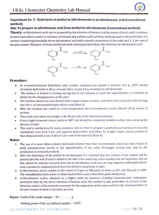 1st semester chemistry lab manual (nep) | PDF