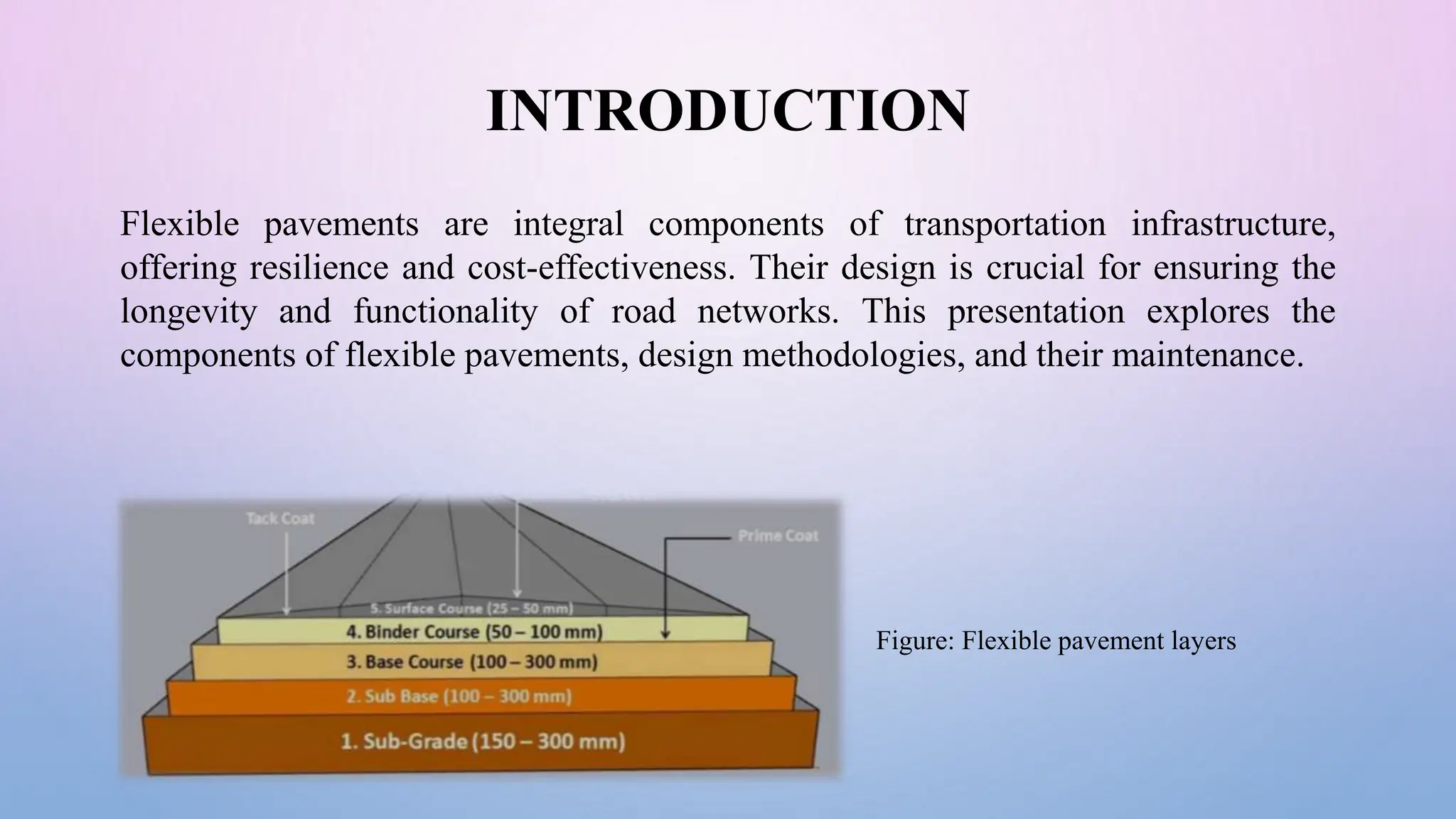Maintenance Design of flexible pavement by using CBR method | PPTX