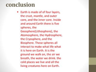 parts of the earth | PPT