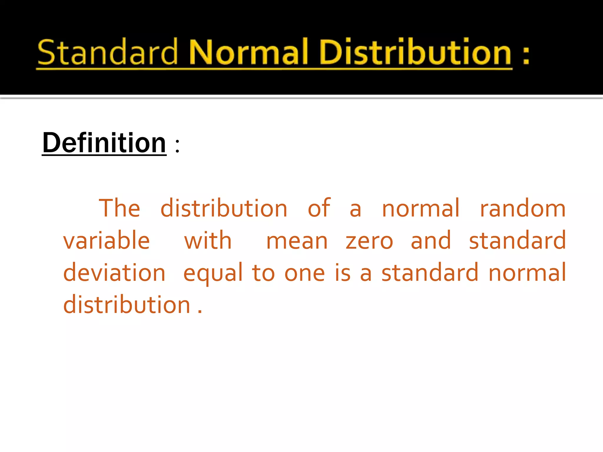 Normal distribution | PPTX