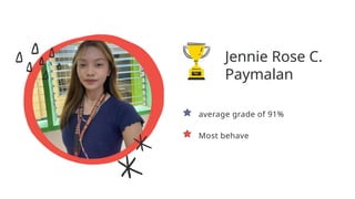 1ST QUARTER CLASSROOM AWARD CERTIFICATE RECOGNITION :WARDS.pptx
