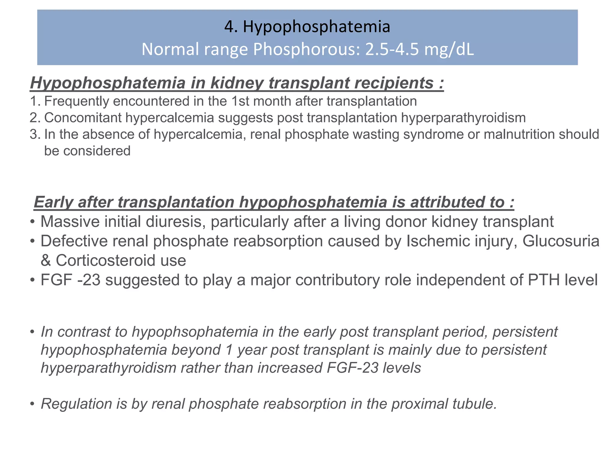 1st SEP Electrolyte Imbalance post Renal Tx-4C-2 2.pptx | Blood ...