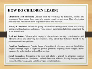 Learning and teaching | PPT | Daycare and Pre-School | Parenting
