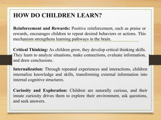 Learning and teaching | PPT | Daycare and Pre-School | Parenting