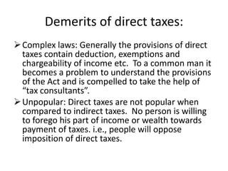 Structure of taxation and classification of taxes | PPTX