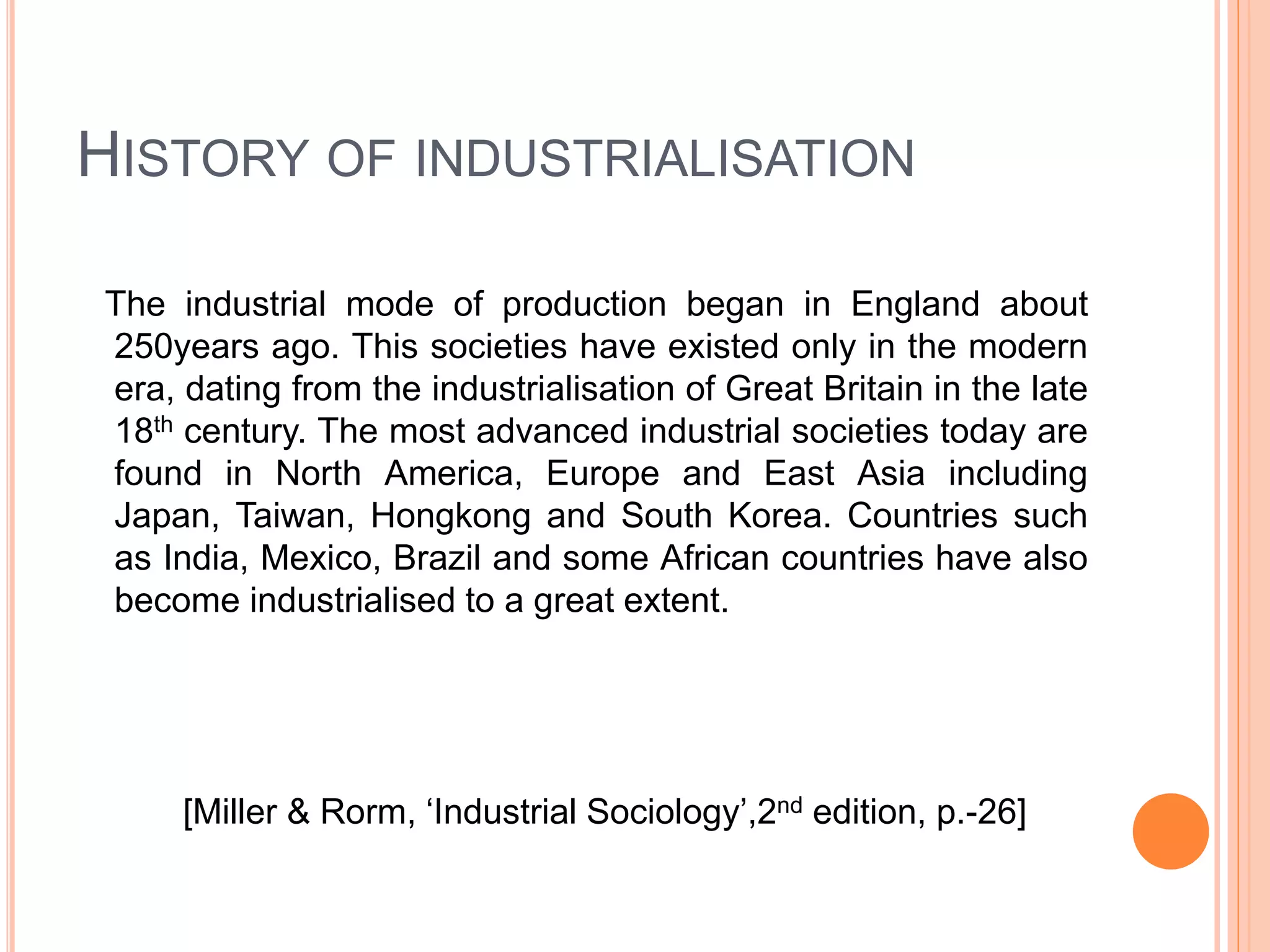 Social Inequality in Industrial Societies | PPTX
