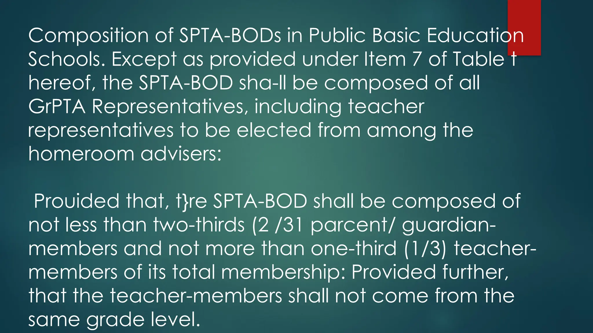 1st Special SPTA BOD Meeting 2023. the slides shows the agendapptx | PPTX