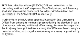 1st SPTA Meeting 2024.this slides shows the agenda for the PTA meeting ...