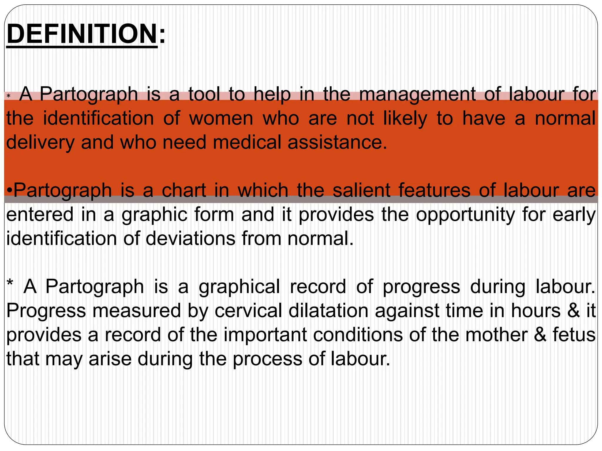 MIDWIFERY AND OBSTETRICAL NURSING - FIRST STAGE OF LABOUR | PPTX