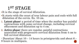 1st STAGE.pptx....labour stage...easy .. | PPTX