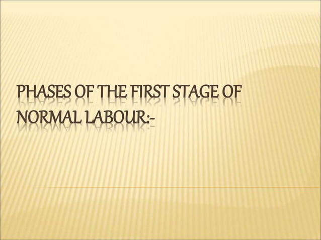 1st stage labor.ppt