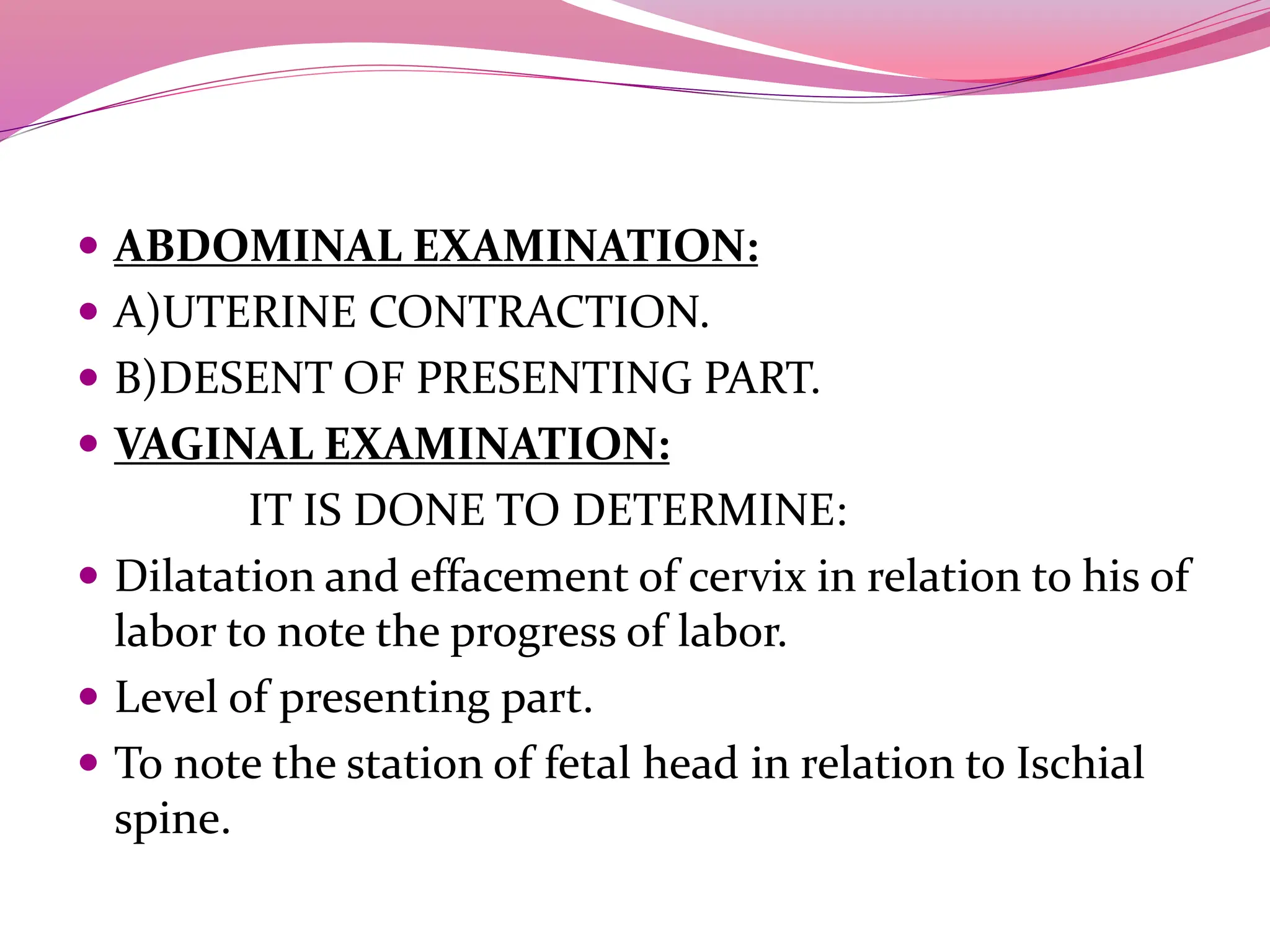 1st stage of labor in normal labor in pregnancy | PPT