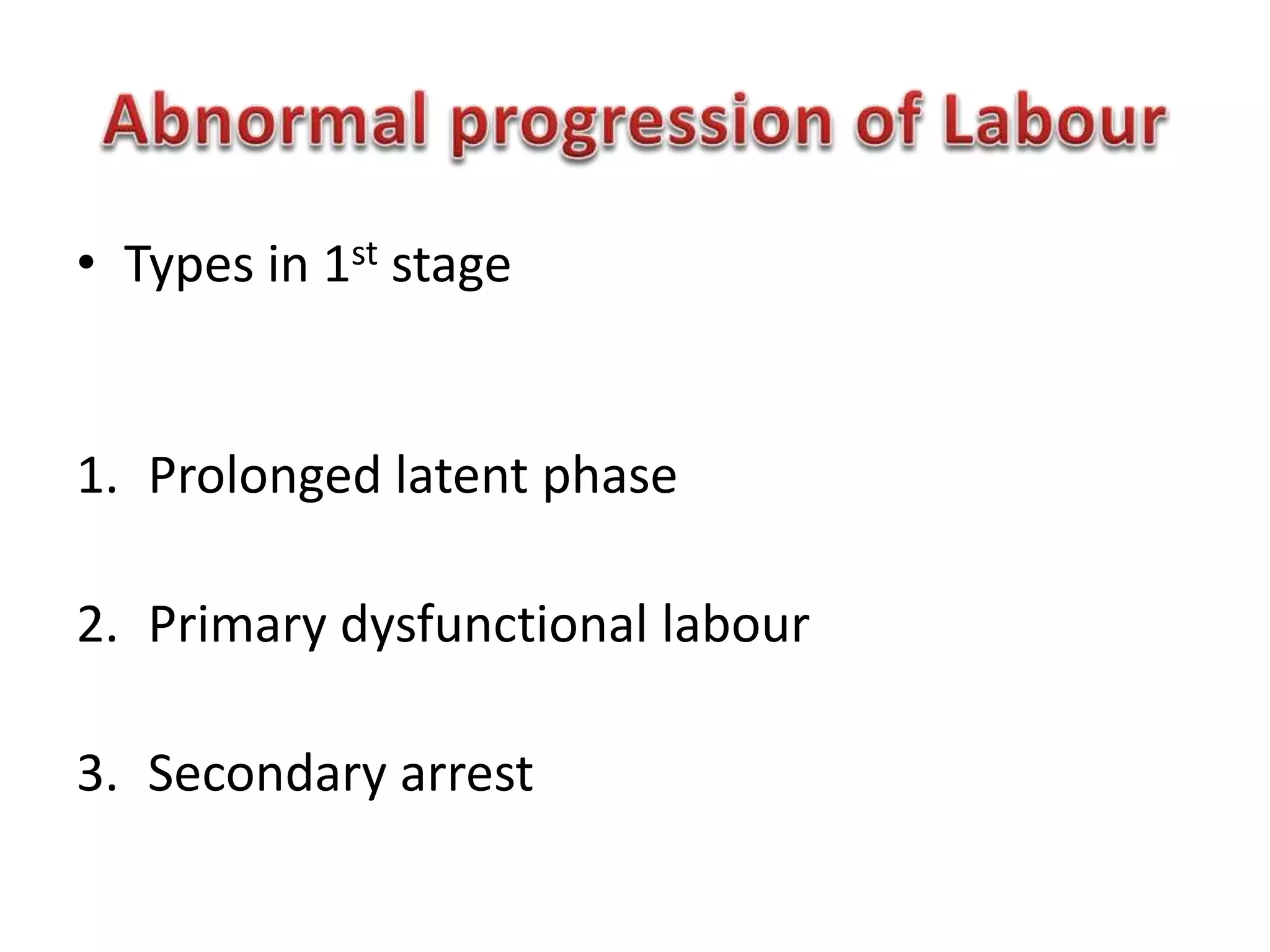 1st stage of labour | PPTX
