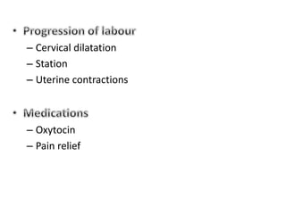 1st stage of labour | PPTX