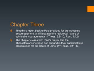 1st Thessalonians Survey | PPT