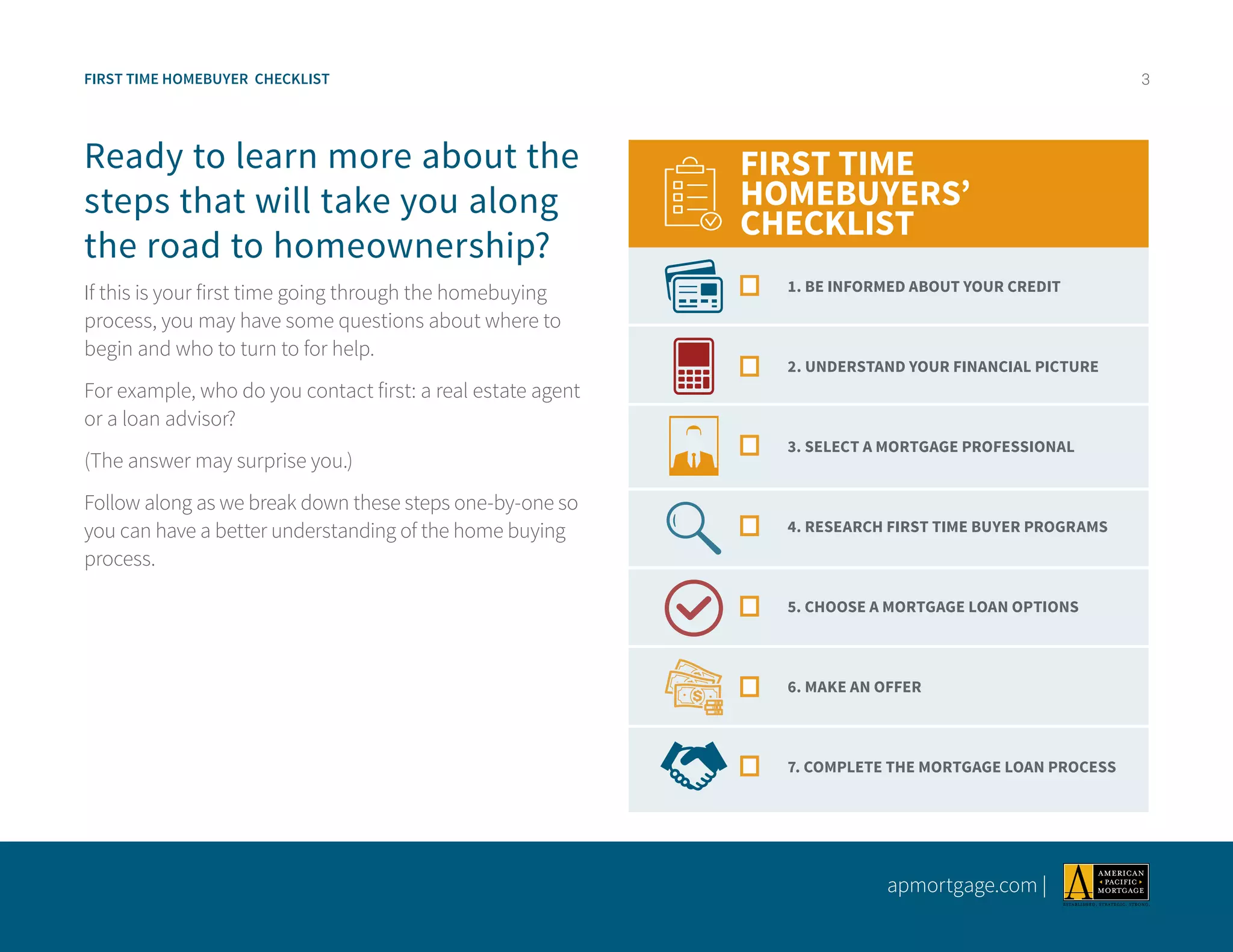First Time Home-buyer Checklist | PDF