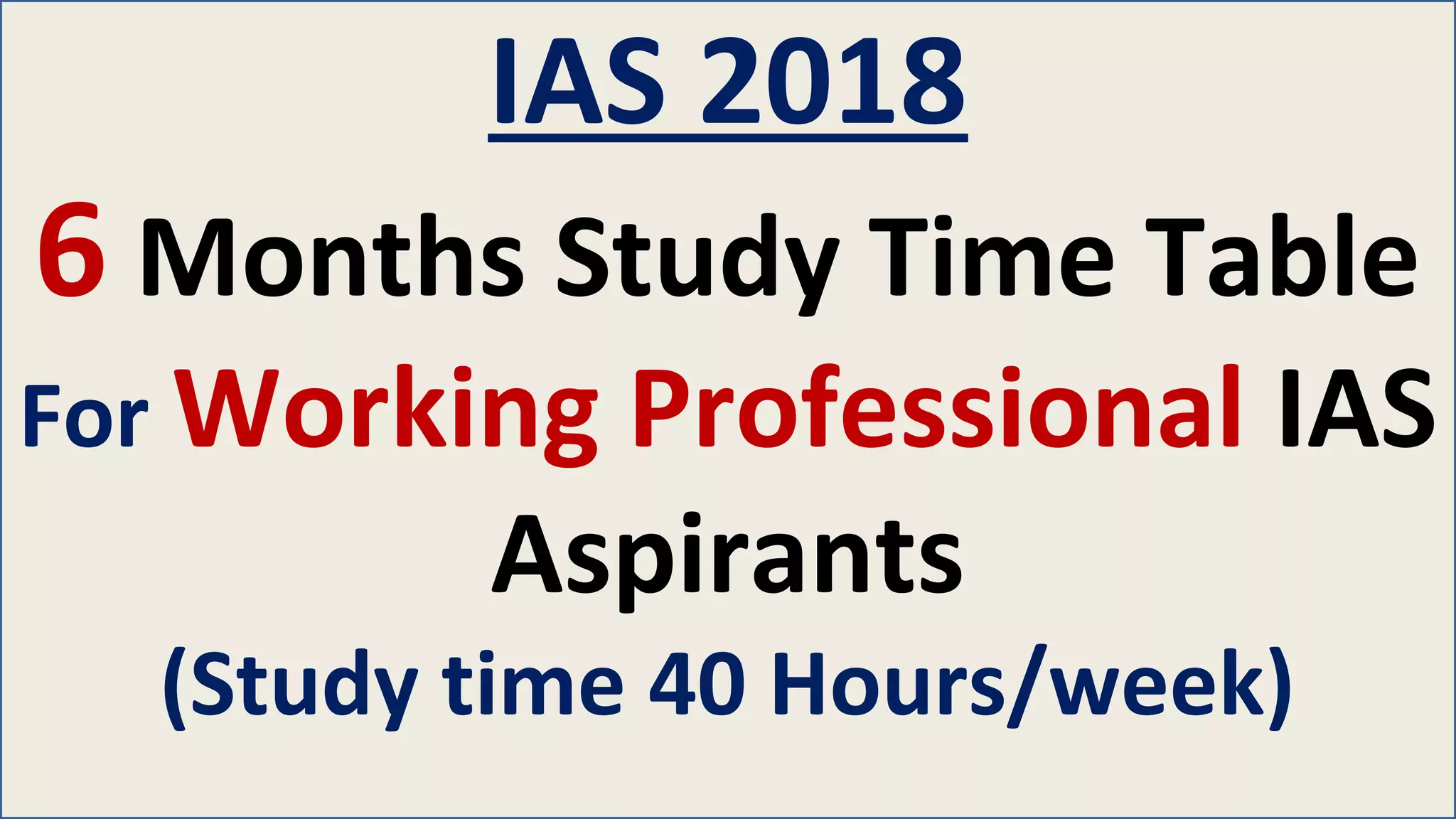 1st time table for working proffessional (6 months time table).pdf