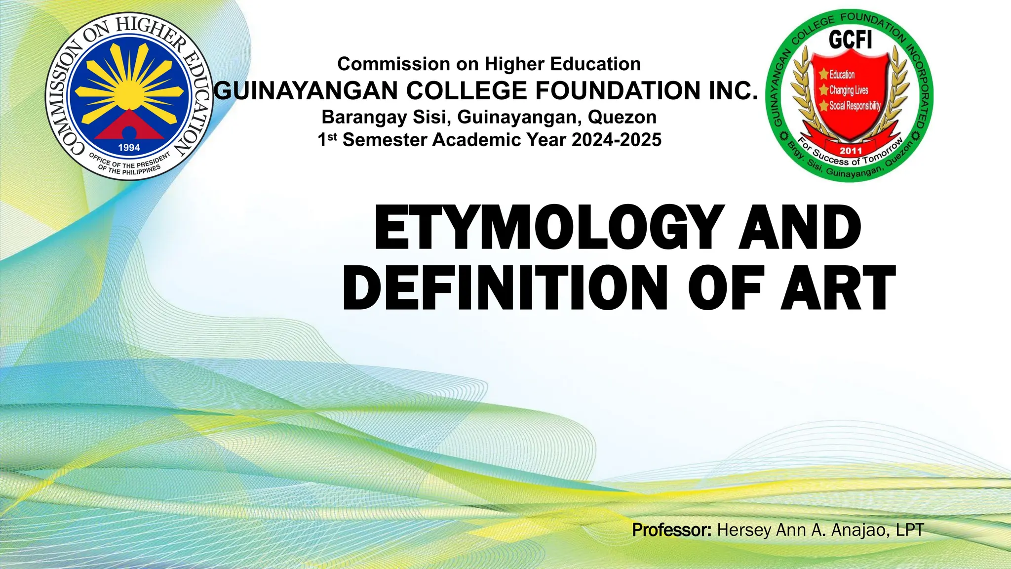 1st TOPIC ASSUMPTIONS AND NATURE OF ARTS.pptx