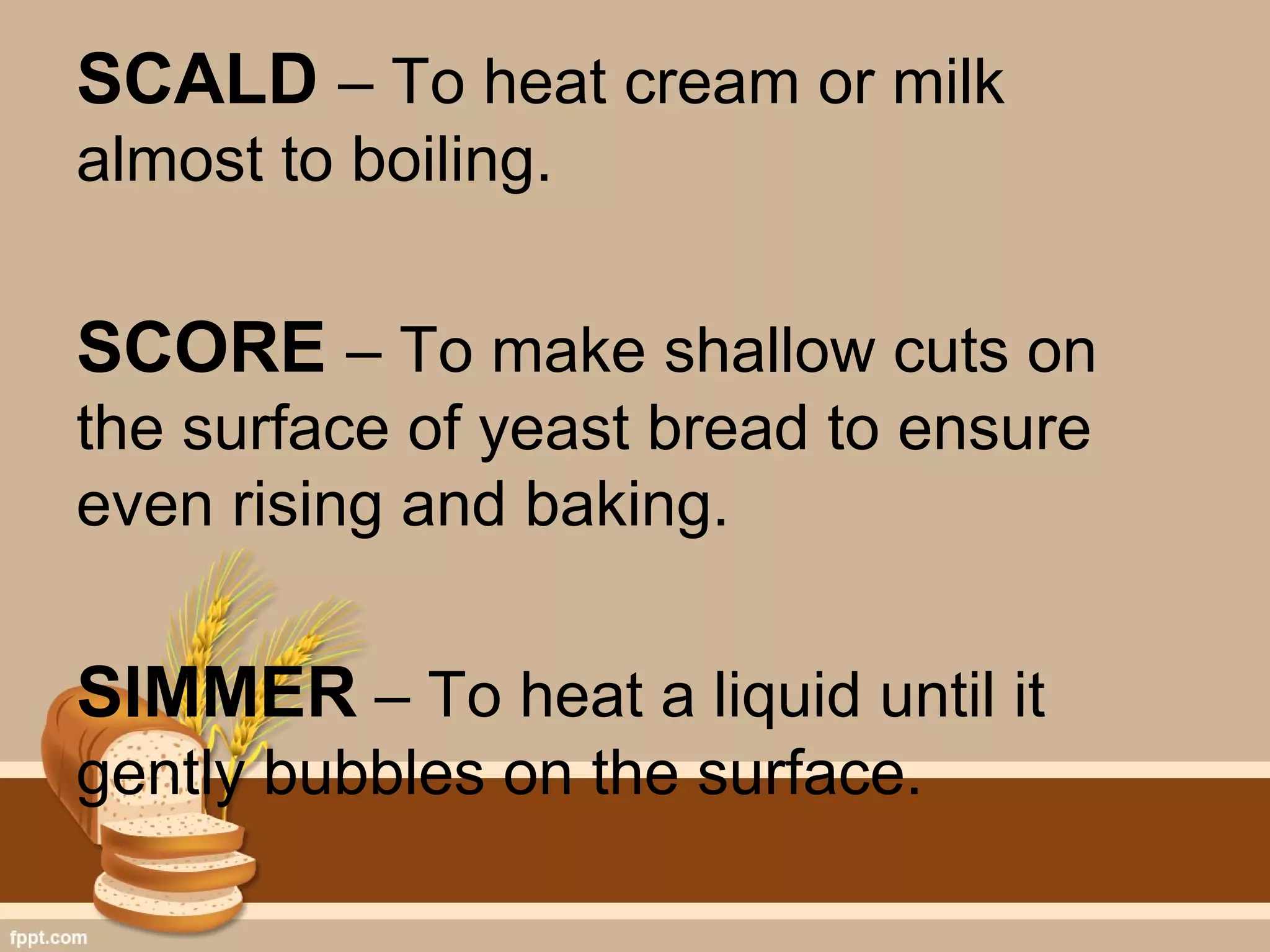 Baking Terms and Ingredients!!! | PPT
