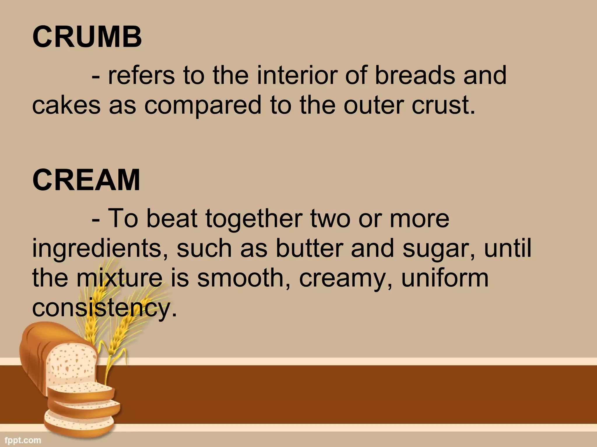 Baking Terms and Ingredients!!! | PPT