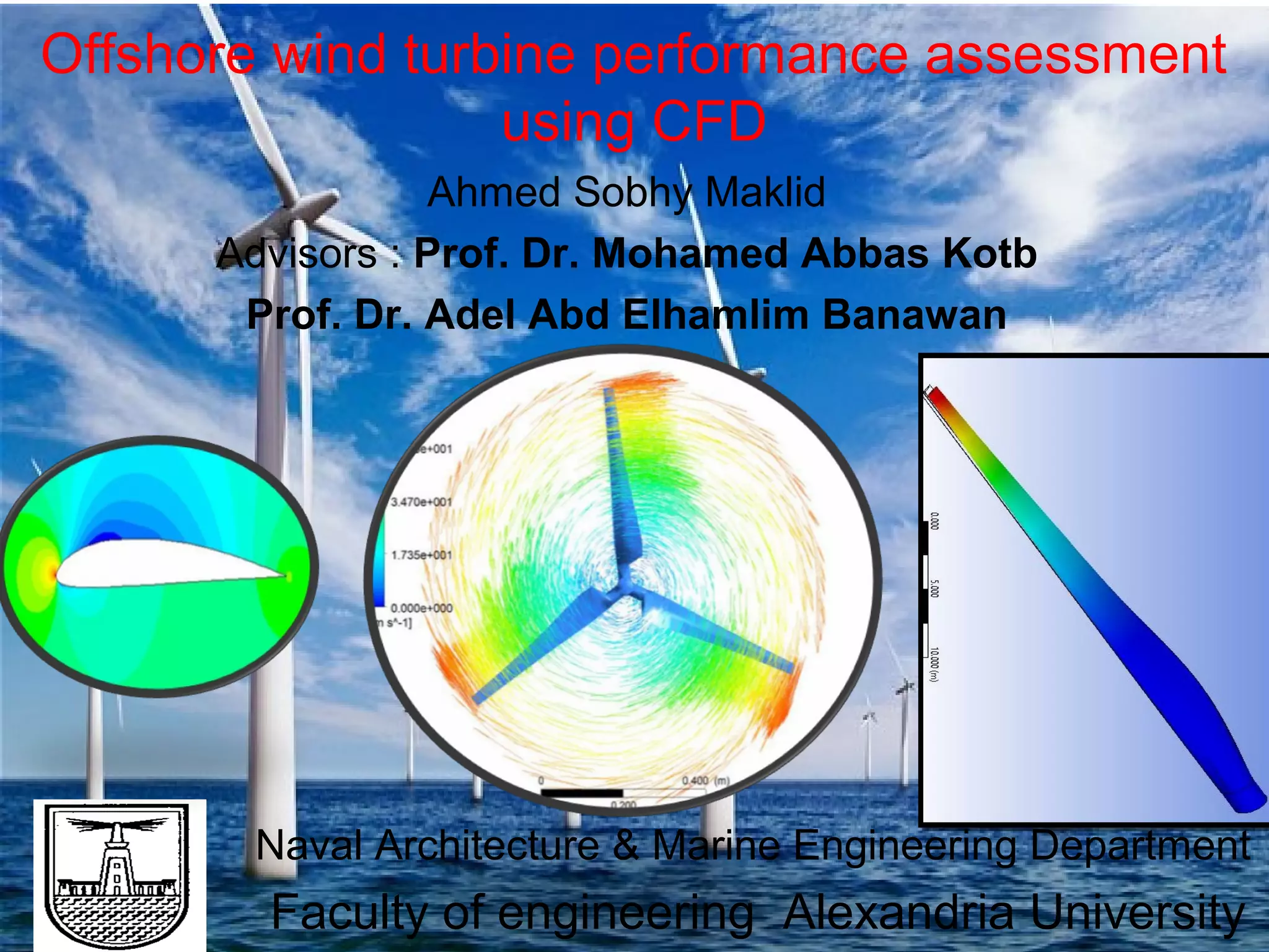 Offshore wind turbine performance assessment using CFD | PPT