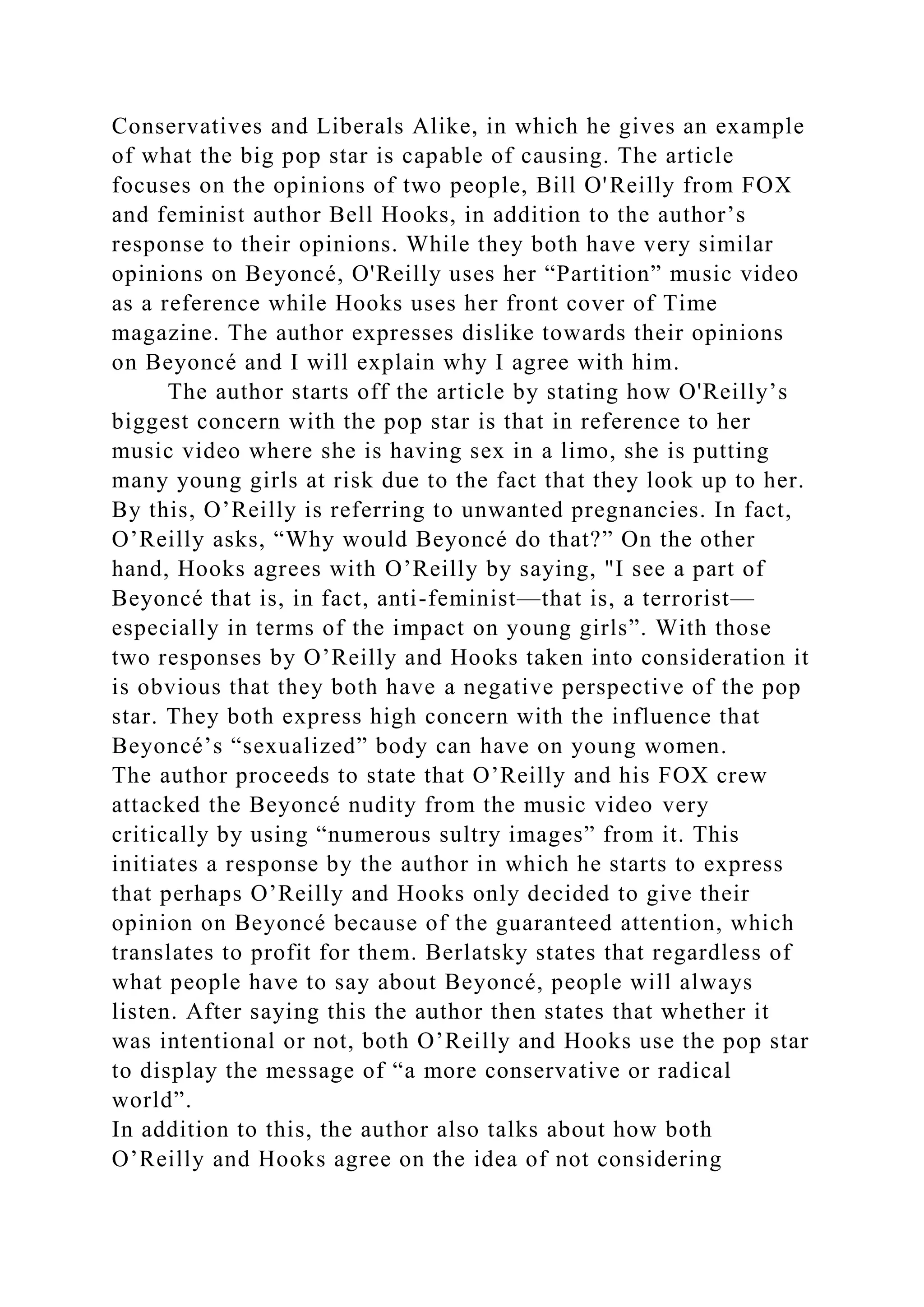 1Student Example #2Beyoncé, Sex, and ControversyWomen.docx