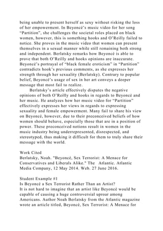 1Student Example #2Beyoncé, Sex, and ControversyWomen.docx