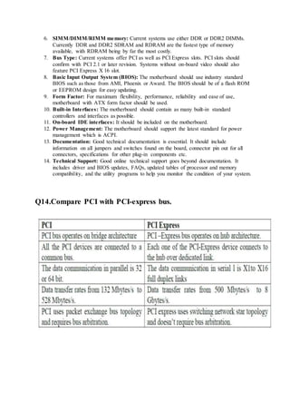 1 study of motherboard | DOCX