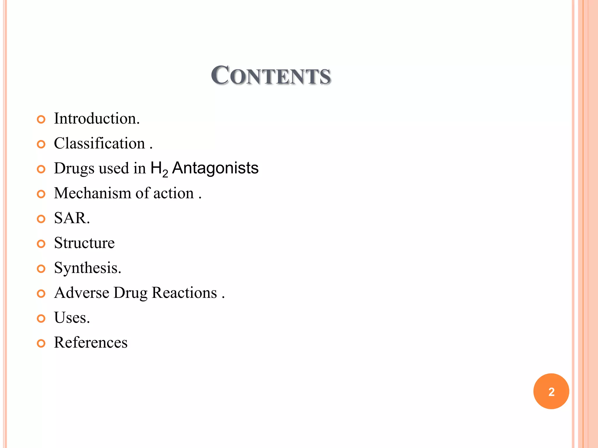 1 st unit h2 antagonist | PPTX