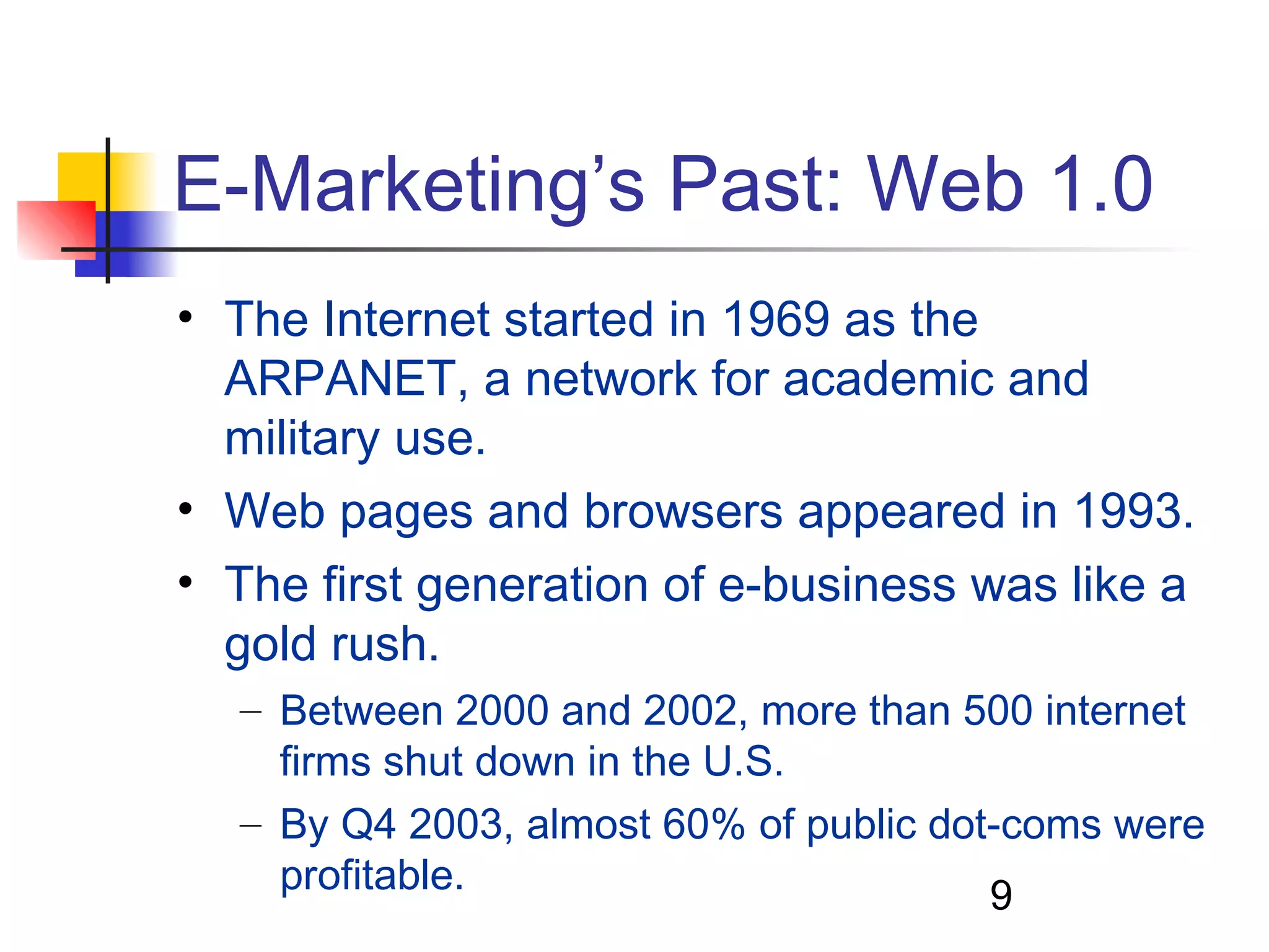 Introduction to Digital e-marketing management | PPT