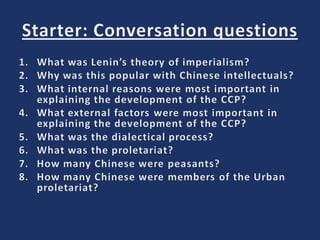 1st united front lesson outline | PPT | Politics