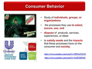 Consumer behavior and Marketing strategy | PPTX