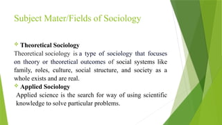 Introduction of sociology.1st week..pptx