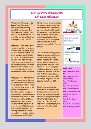 1st wonder e journal | PDF