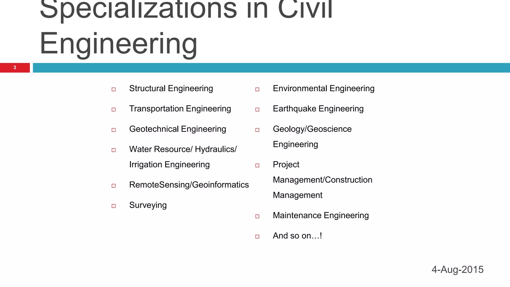 Civil engineerin- Prospects | PPTX