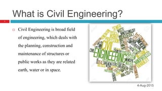 Civil engineerin- Prospects | PPTX