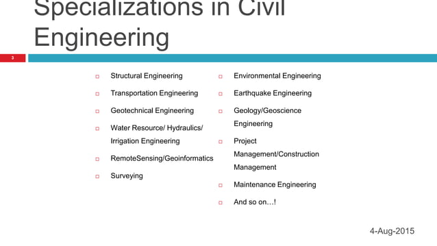 Civil engineerin- Prospects | PPT