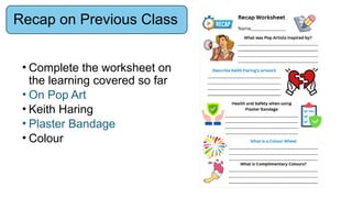 1st Year Art Lesson 10 colour powerpoint | PPTX
