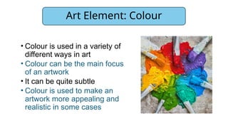 1st Year Art Lesson 10 colour powerpoint | PPTX
