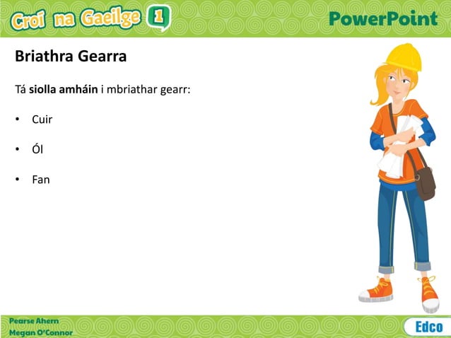 1st year Irish Grammar, Introduction to irish | PPTX