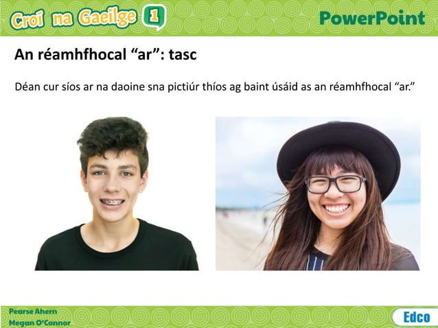 1st year Irish Grammar, Introduction to irish | PPTX