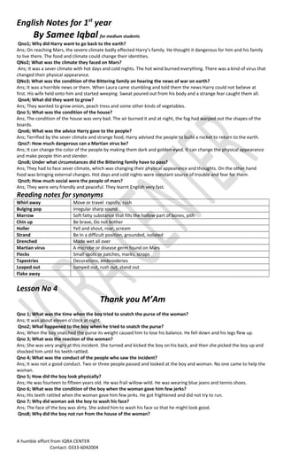 1styearenglishnotes 151118133825-lva1-app6892 | PDF