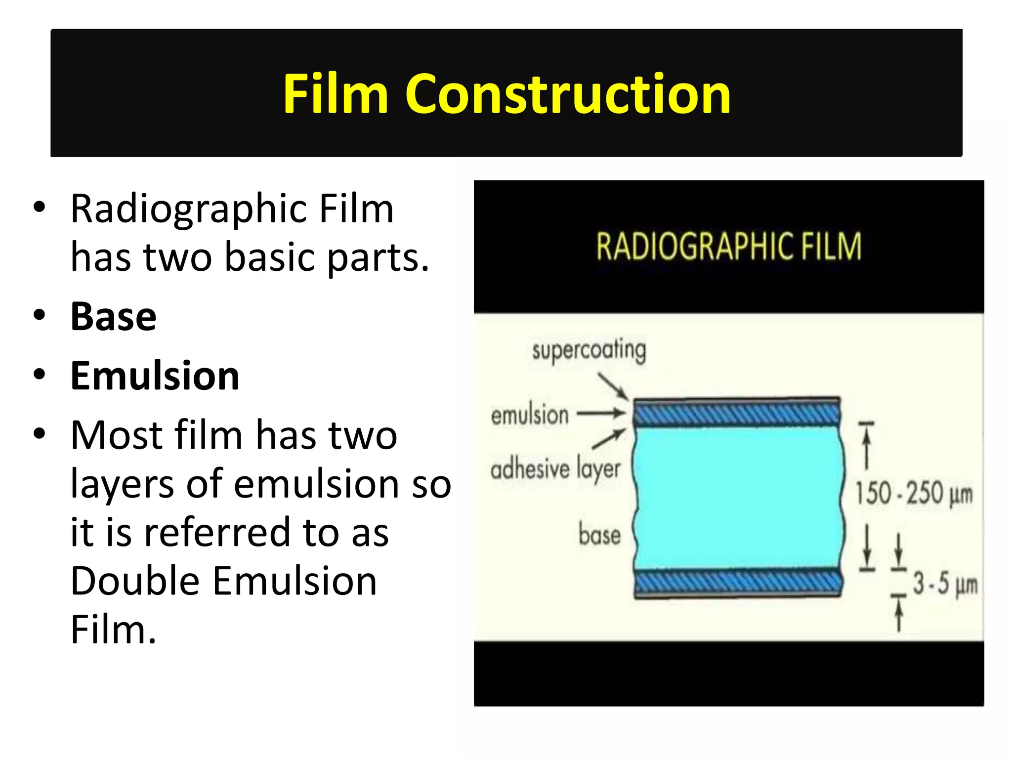 radiographic film | PPTX