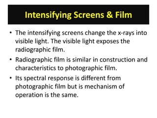 radiographic film | PPTX