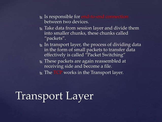 1st year OSI Model .pptx | Computer Networking | Computing