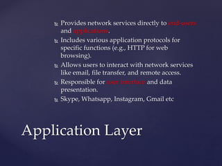 1st year OSI Model .pptx | Computer Networking | Computing
