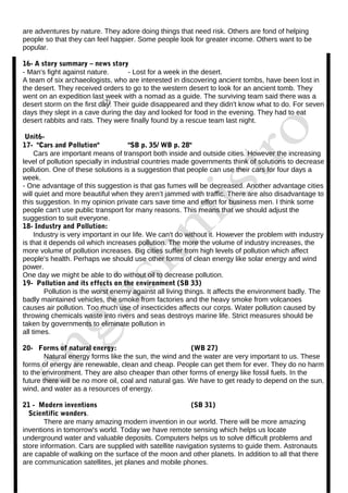 1st year sec paragraphs | PDF