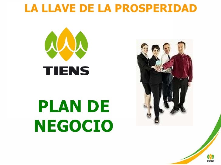 Plan de Negocio Tiens ~ Tiens