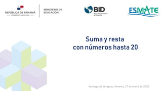 [1] Suma y resta con números hasta 20.pptx